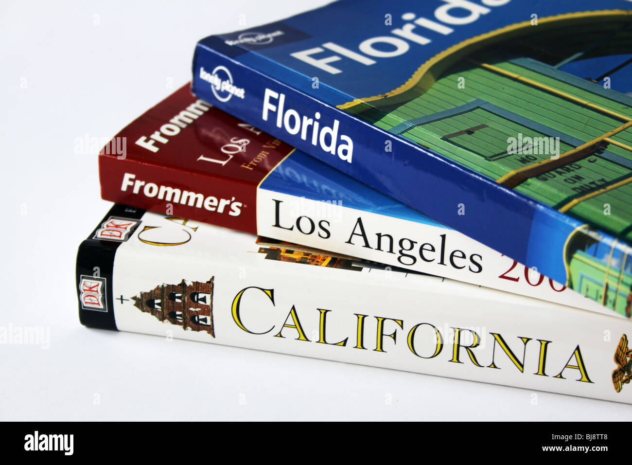 USA Guide books in a stack Stock Photo - Alamy