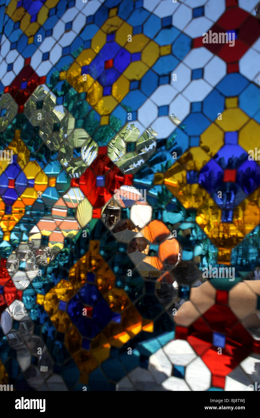 Glass texture in The Grand Palace , Bangkok Stock Photo - Alamy