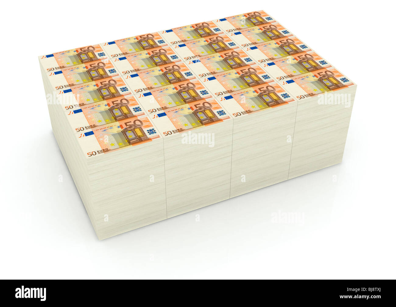 stack of euros Stock Photo - Alamy