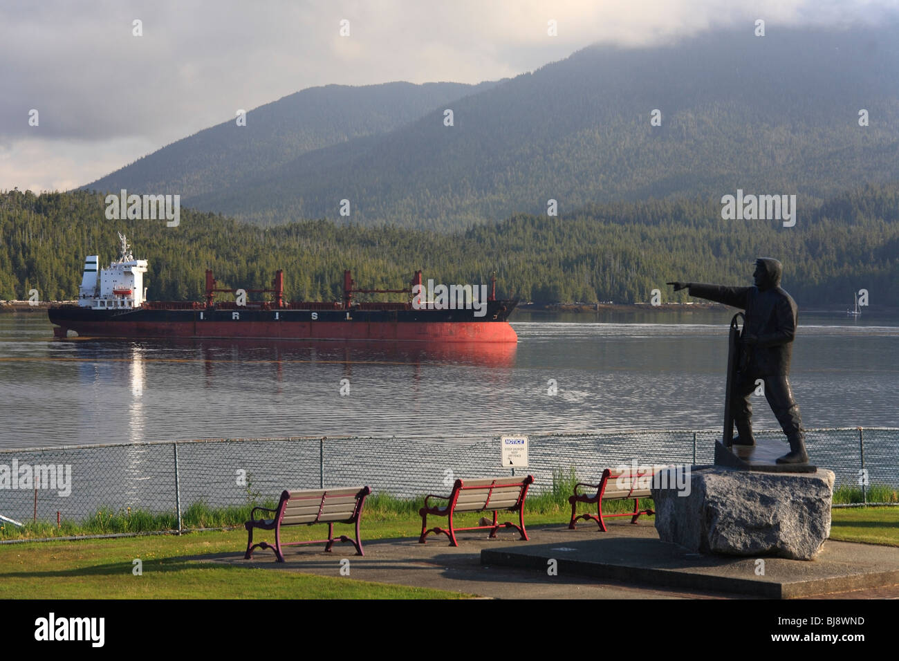 Waterfront park overlooking harbour, Prince Rupert, BC Stock Photo - Alamy