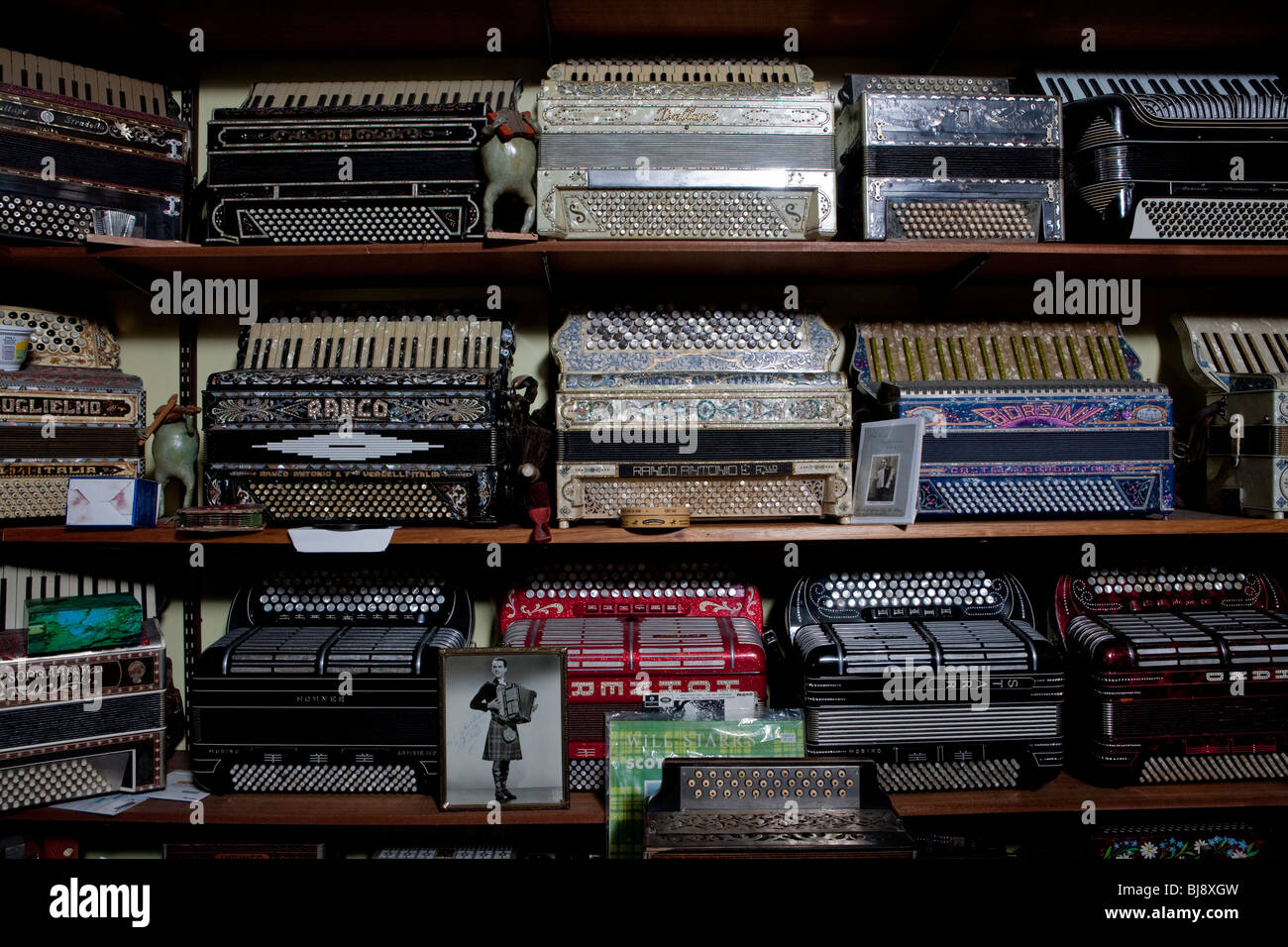 collection of accordions Stock Photo - Alamy