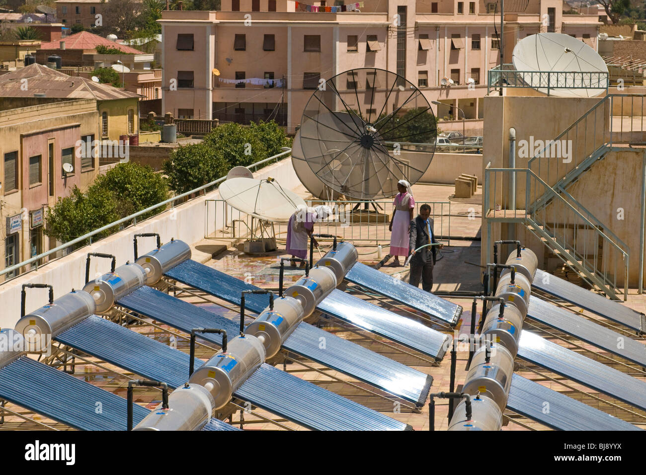 Solar panels, Asmara, Eritrea Stock Photo - Alamy