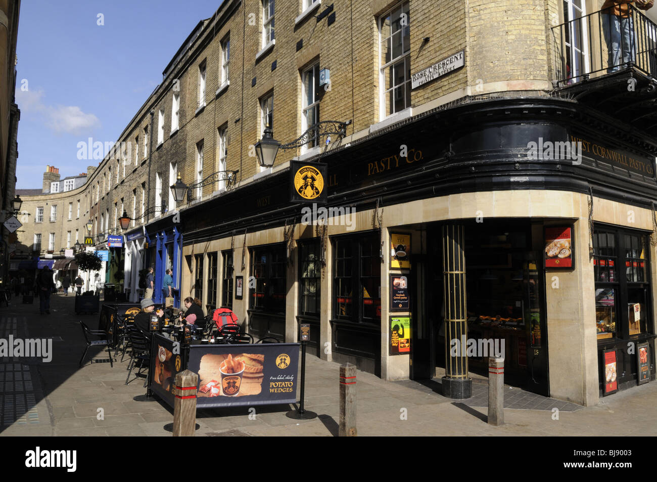 Rose Crescent, Cambridge, England UK Stock Photo - Alamy