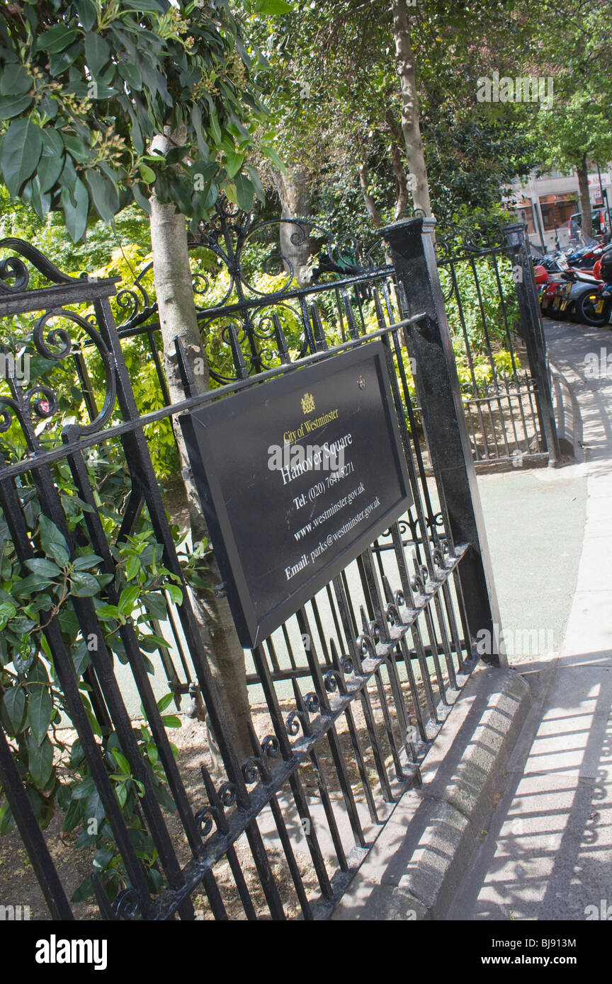 Hanover square hanover street london hi-res stock photography and ...