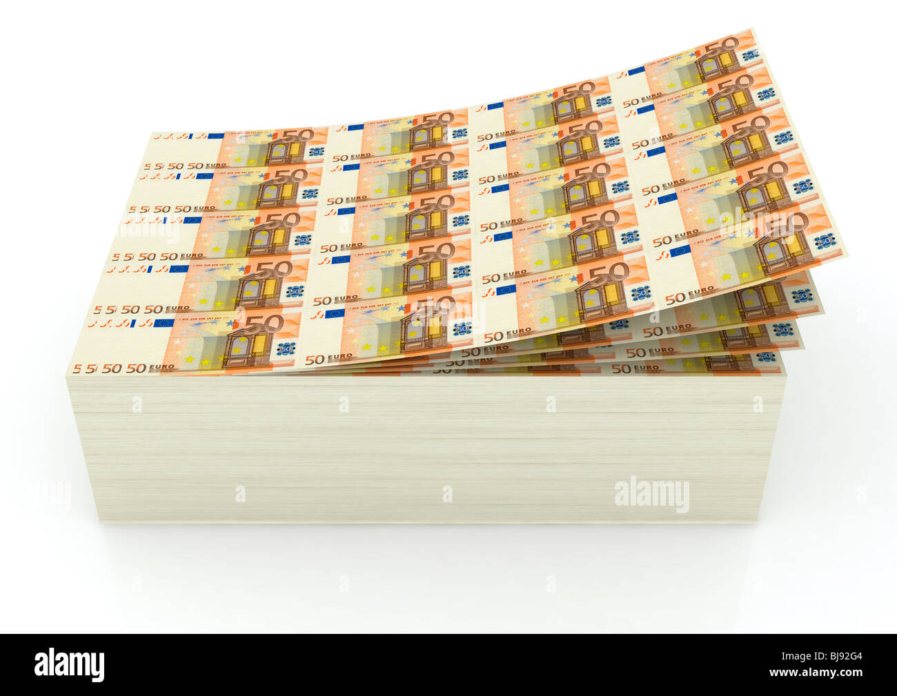 stack of euros Stock Photo - Alamy