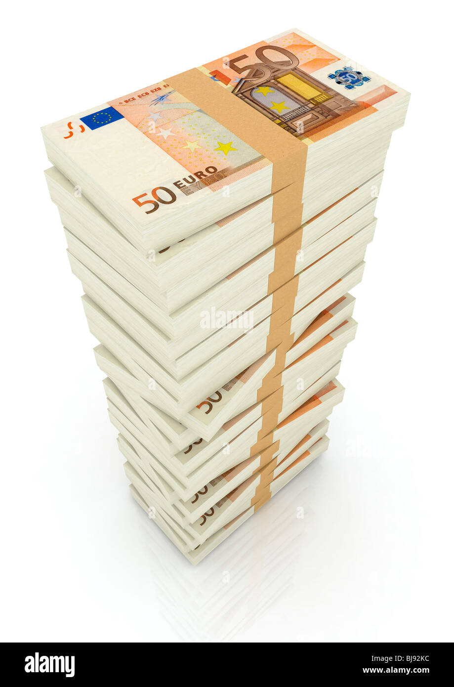 stack of euros Stock Photo - Alamy