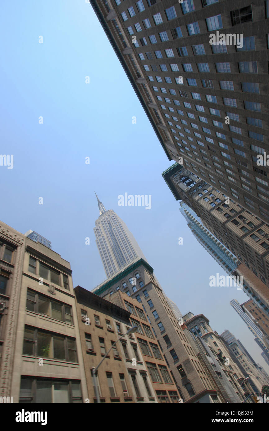 Urban canyon, New York City, USA Stock Photo - Alamy