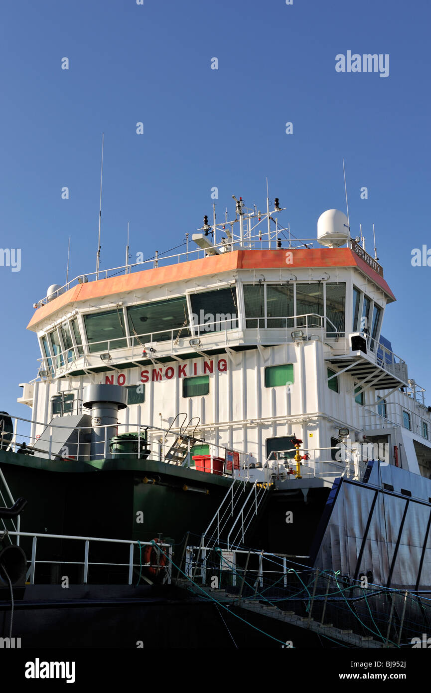 Bridge of fuel carrying ship - No Smoking Stock Photo - Alamy