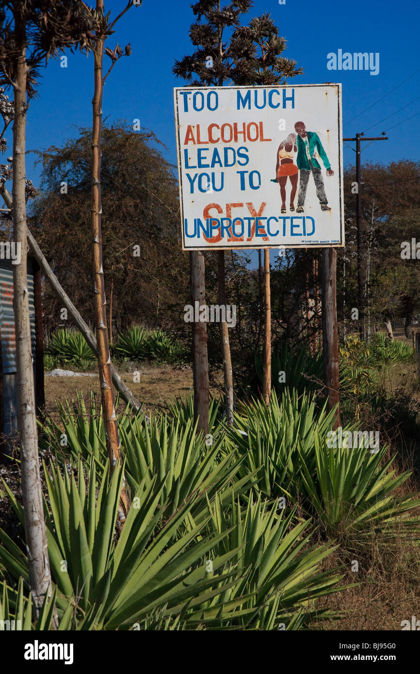 Africa Aids Botswana Okavango Delta Seronga Stock Photo - Alamy
