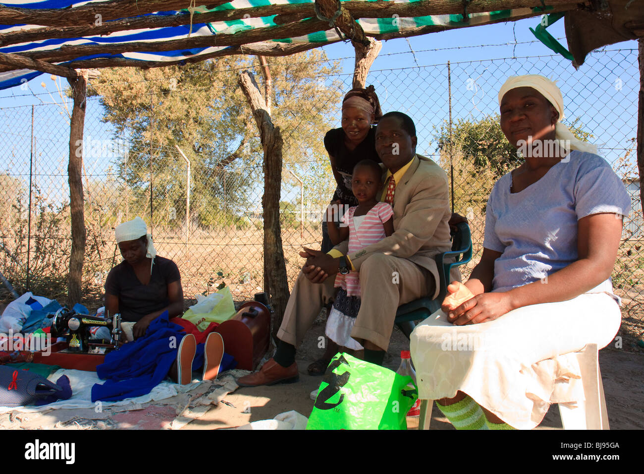 Africa Botswana Mother Okavango Delta Seronga Stock Photo - Alamy