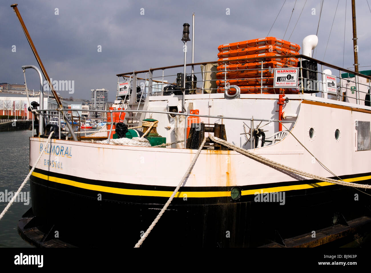 The Balmoral ship at Bristol Harbour Bristol England UK Stock Photo - Alamy