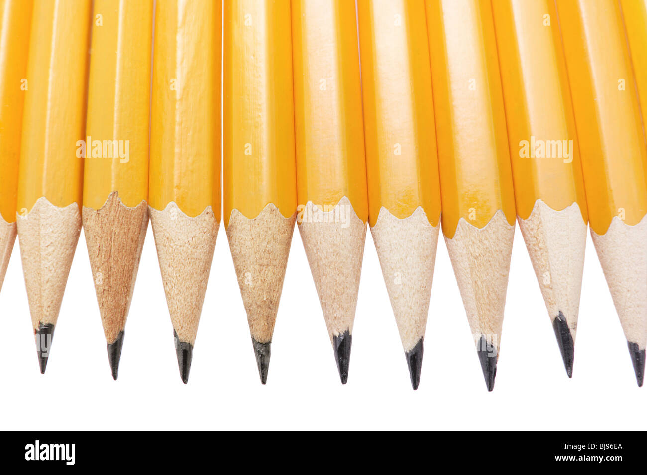 Row of Pencils Stock Photo - Alamy