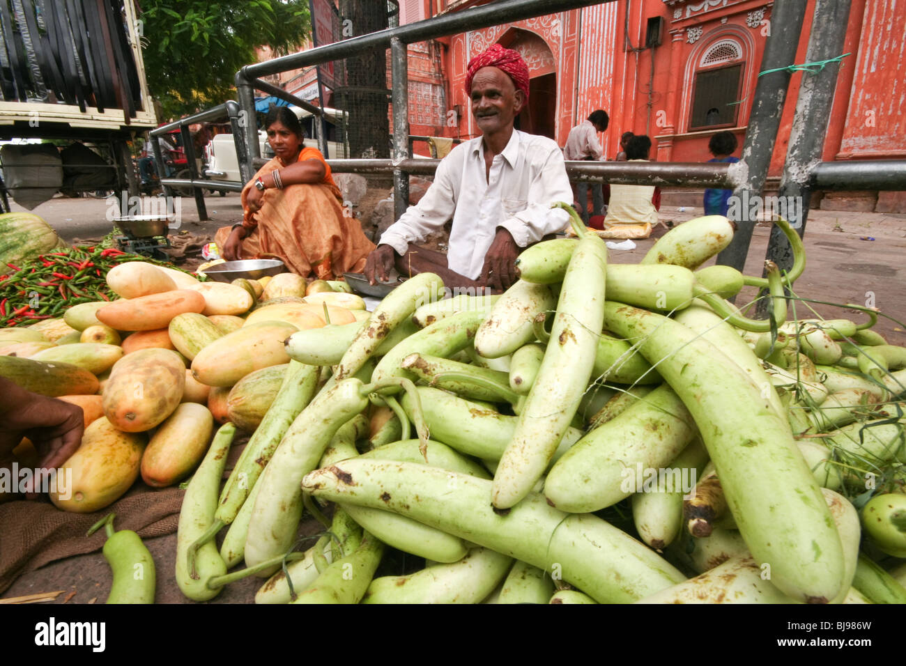 Vegetables Fruits India Jaipur Market Rajasthan Stock Photo - Alamy