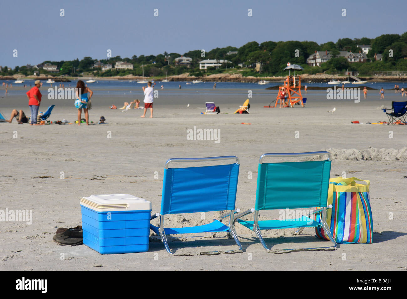 Beach in Gloucester, USA Stock Photo - Alamy