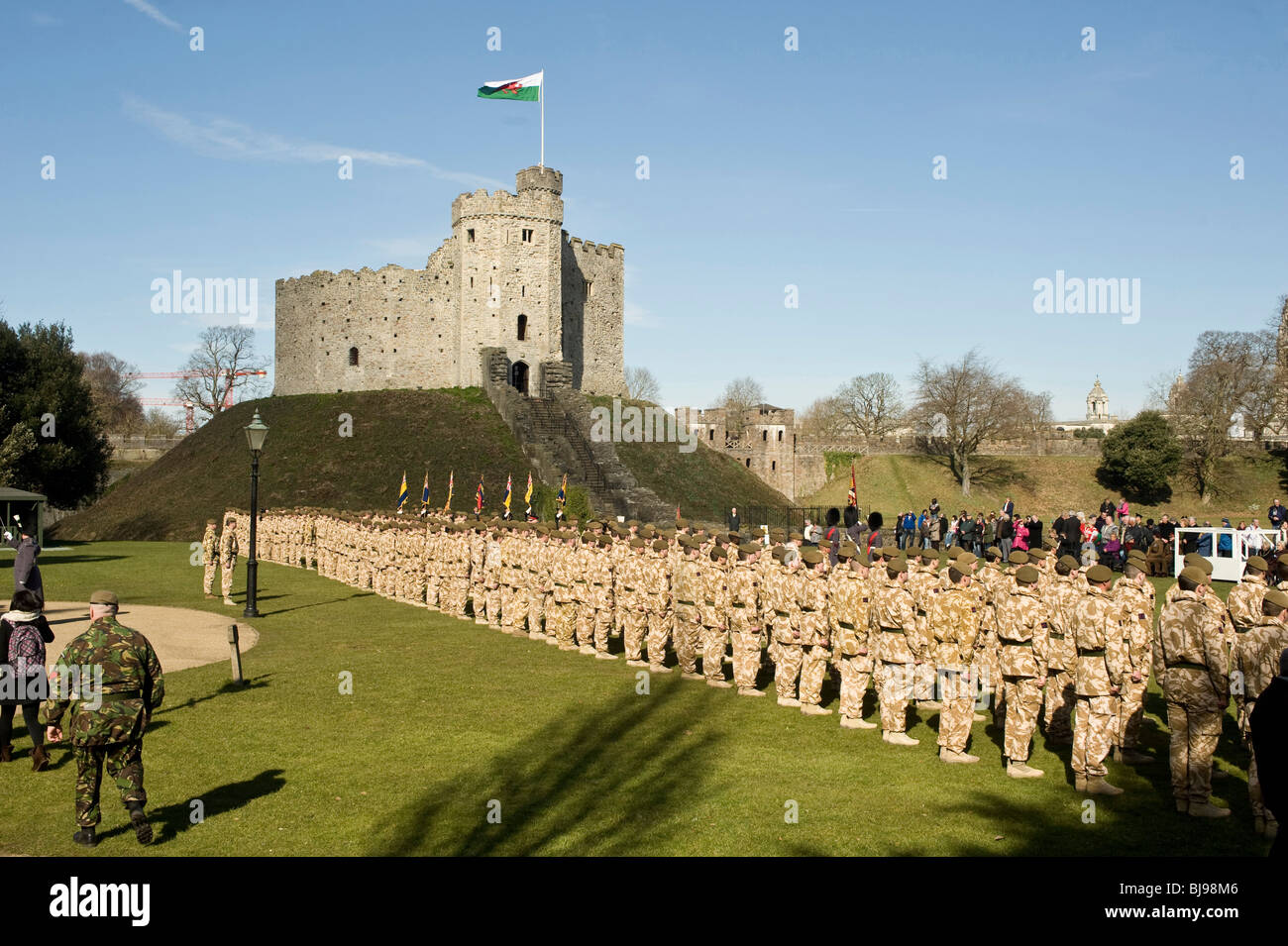 4/3/10: Welsh Guards Afghanistan Homecoming Parade, Cardiff: Parade in ...