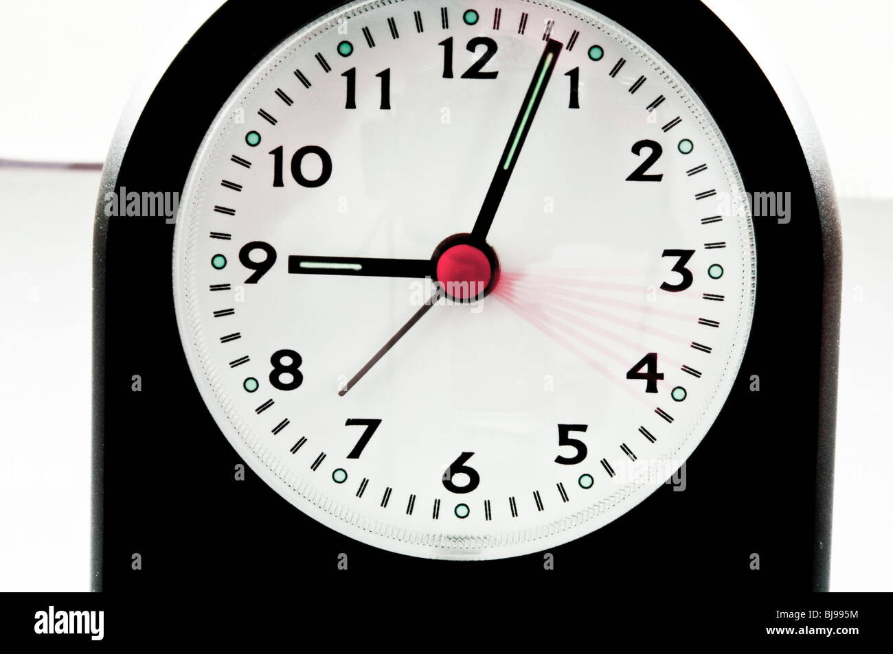 A Clock, taken with a 6 second exposure, the movement of the second ...