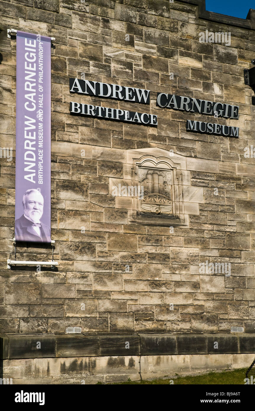 dh Andrew Carnegie Museum DUNFERMLINE FIFE Andrew Carnegie Museum signs ...