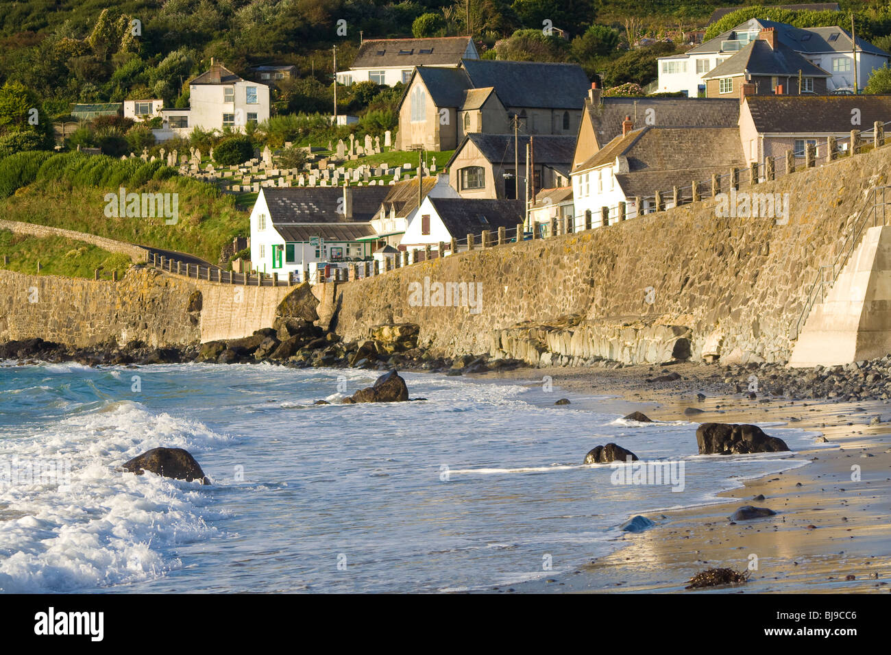 Atlantic Ocean Cornwall England Sea Dawn Stock Photo - Alamy