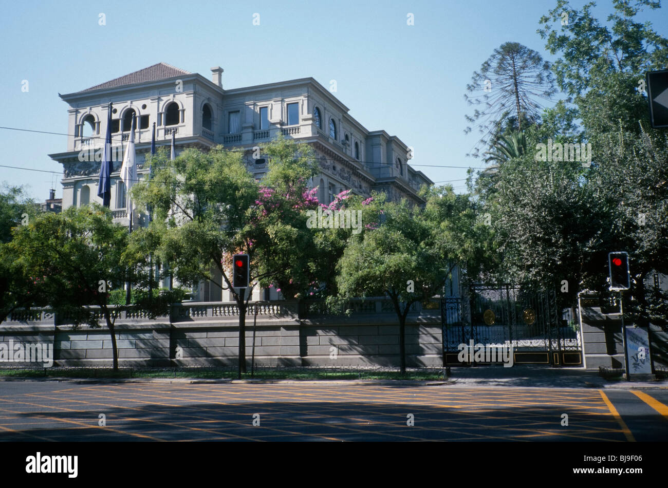 Santiago, Chile. The Palacio Bruna, designed by Julio Bertrand and ...