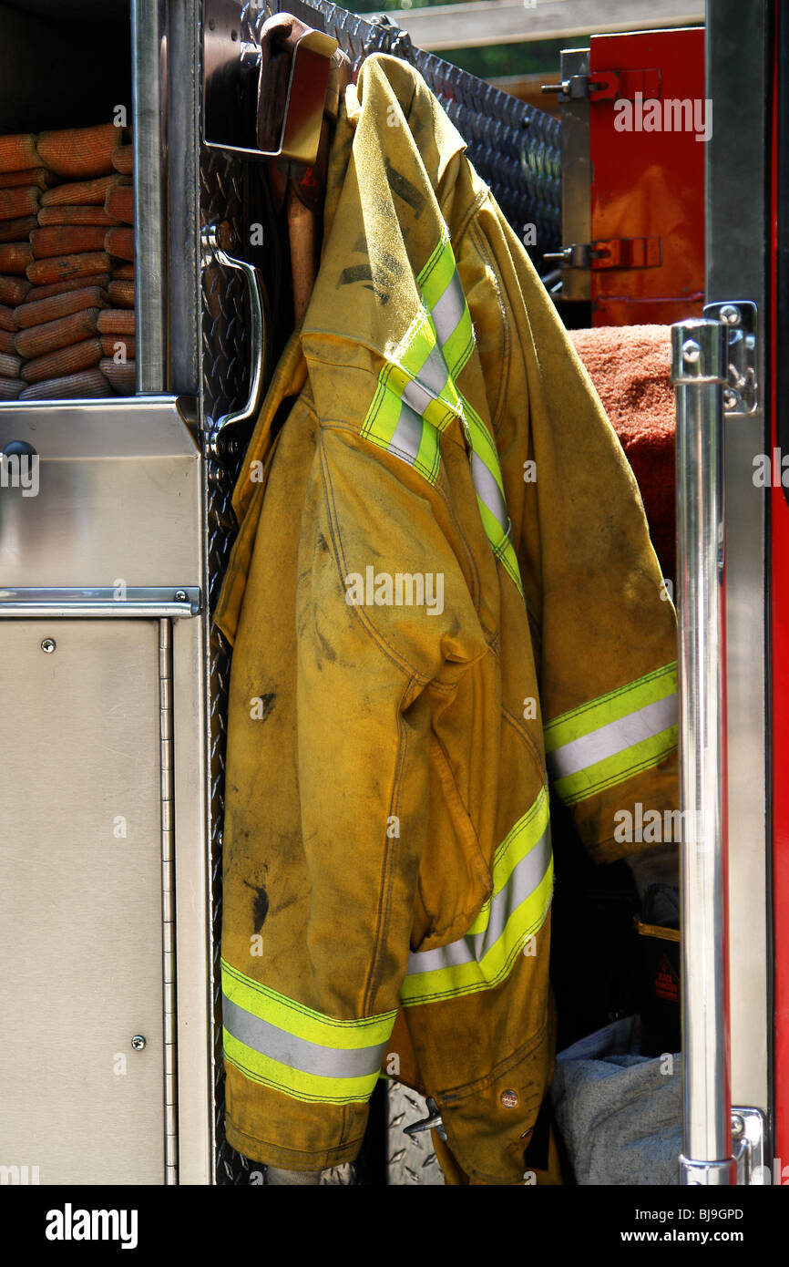 fireman truck Los Angeles California USA Stock Photo - Alamy