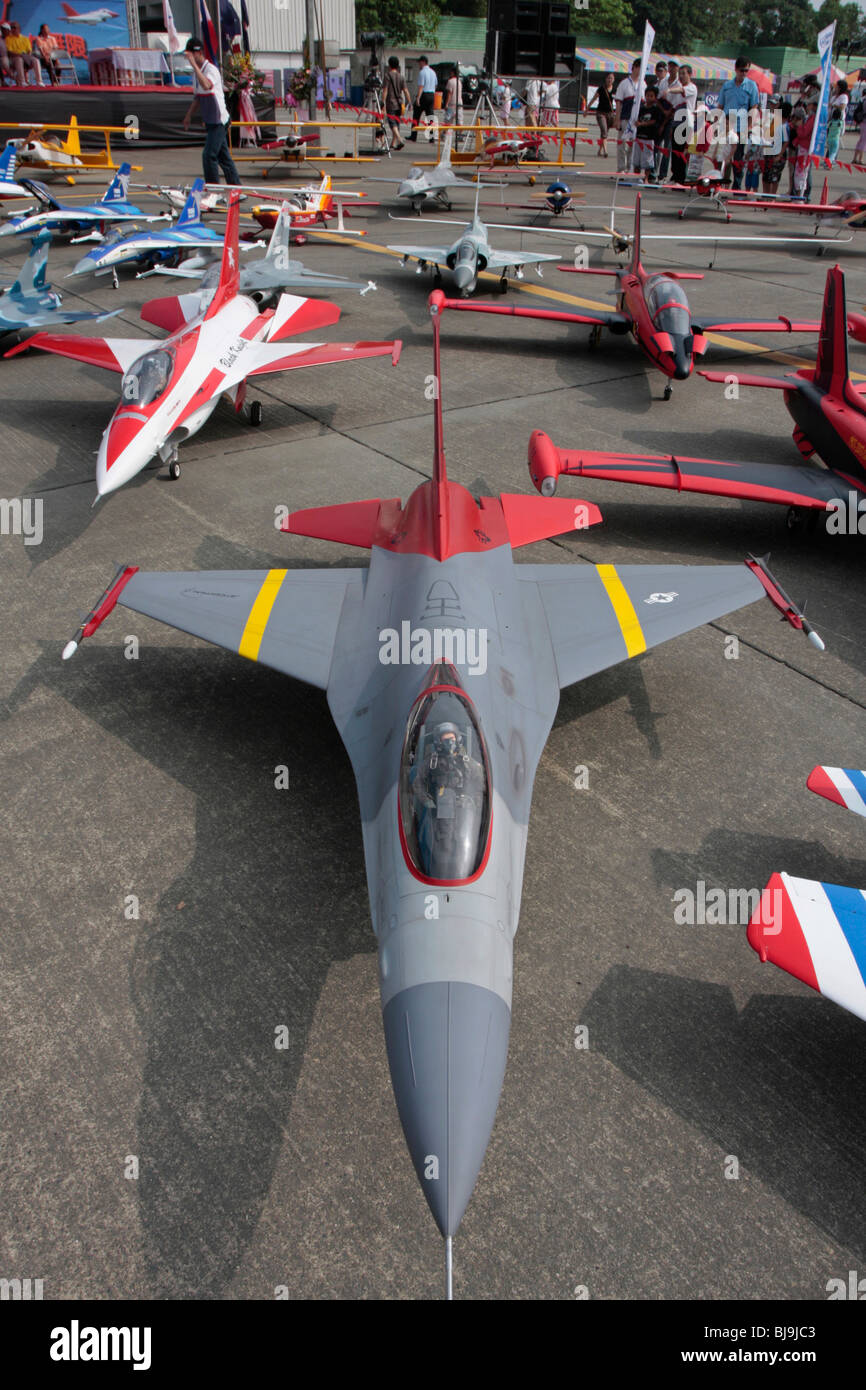Model airplanes display for public’s visiting Stock Photo - Alamy
