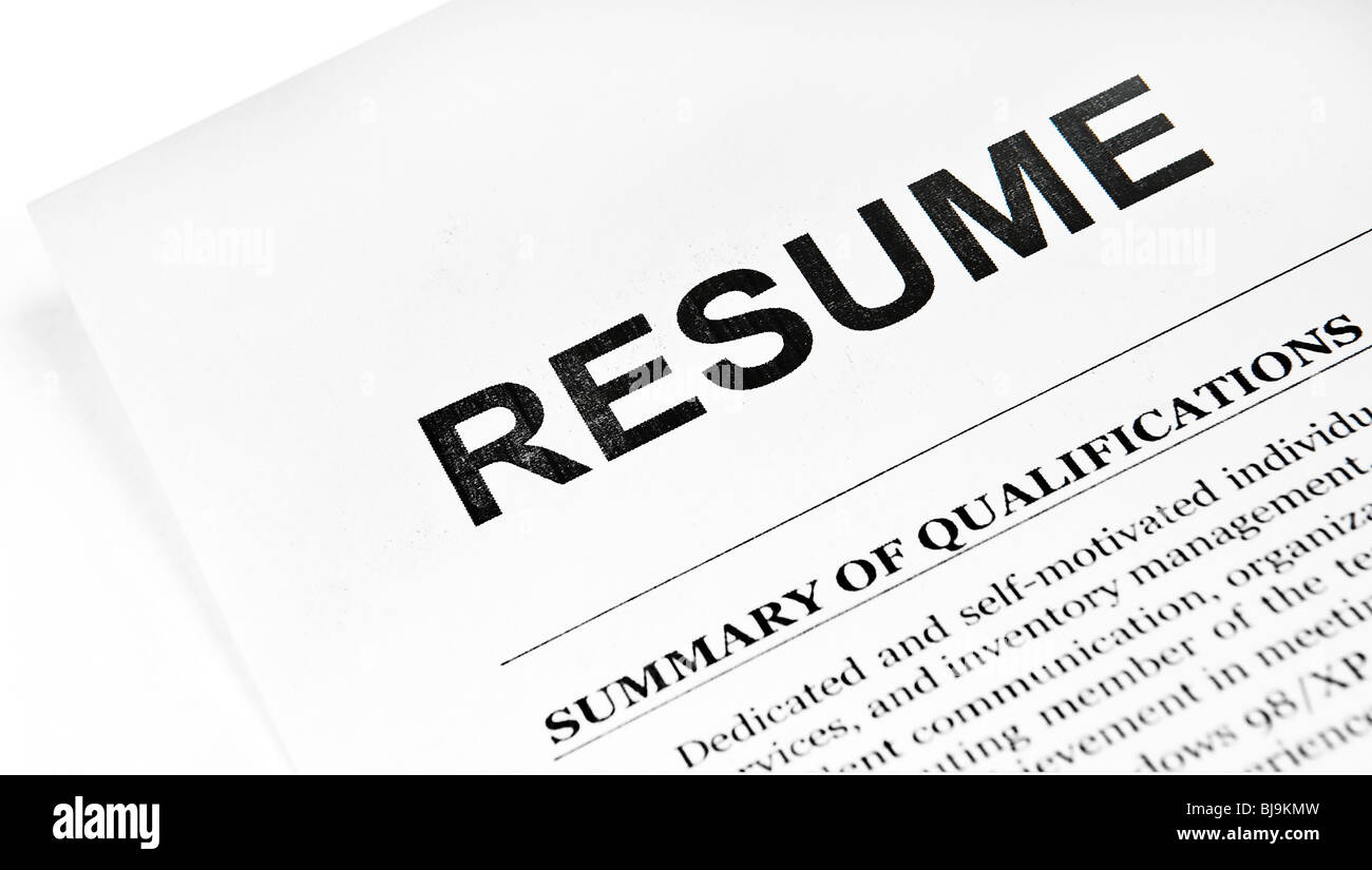 Job application form hi-res stock photography and images - Alamy