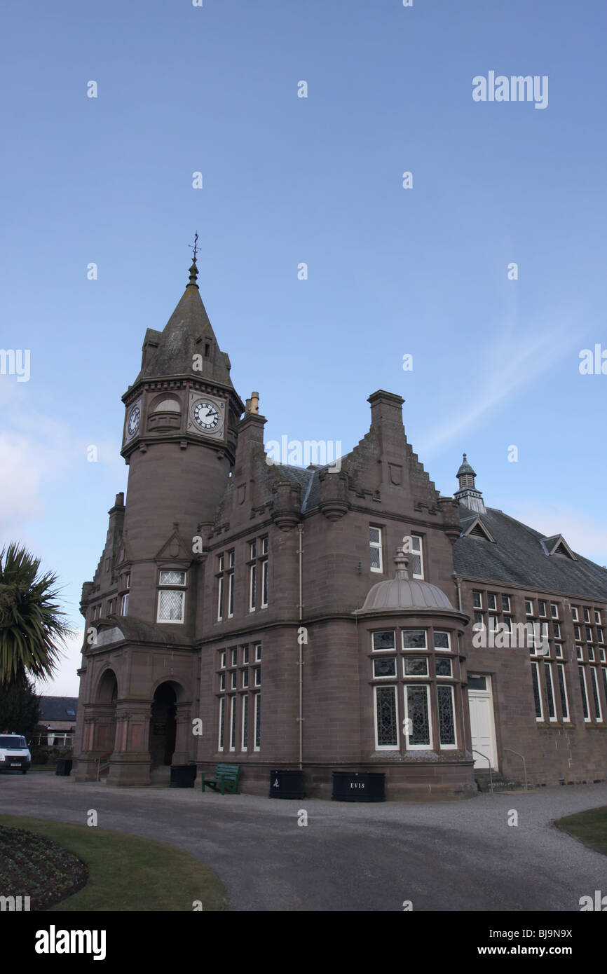 exterior of Inglis Memorial Hall Edzell Angus Scotland March 2010 Stock ...