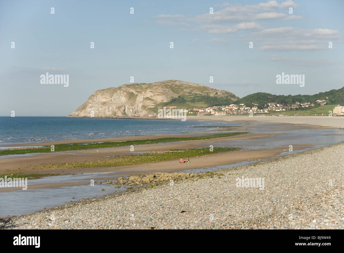 Little Orme and the beach at Llandudno, North Wales Stock Photo - Alamy