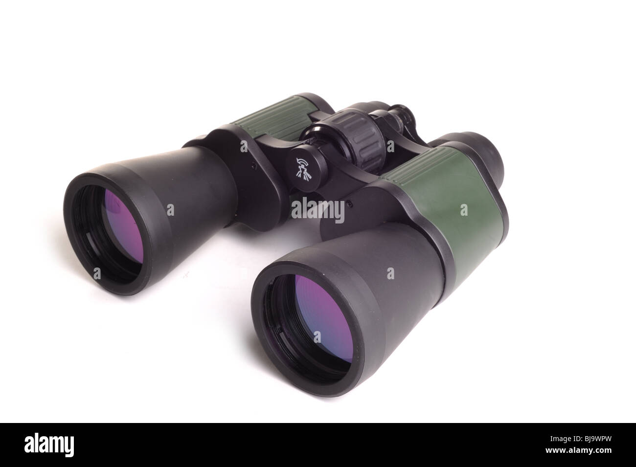 Binoculars photographed in studio against a white background Stock ...