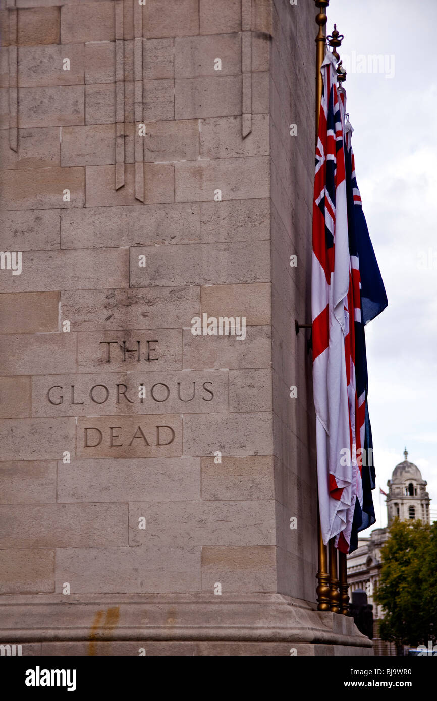 Cenotaph london flags hi-res stock photography and images - Alamy
