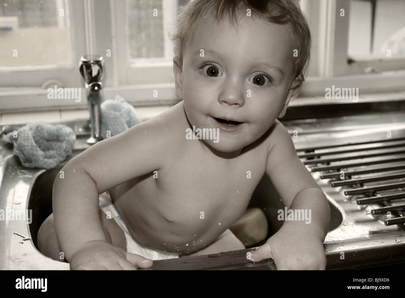 Getting out of the bath hi-res stock photography and images - Alamy