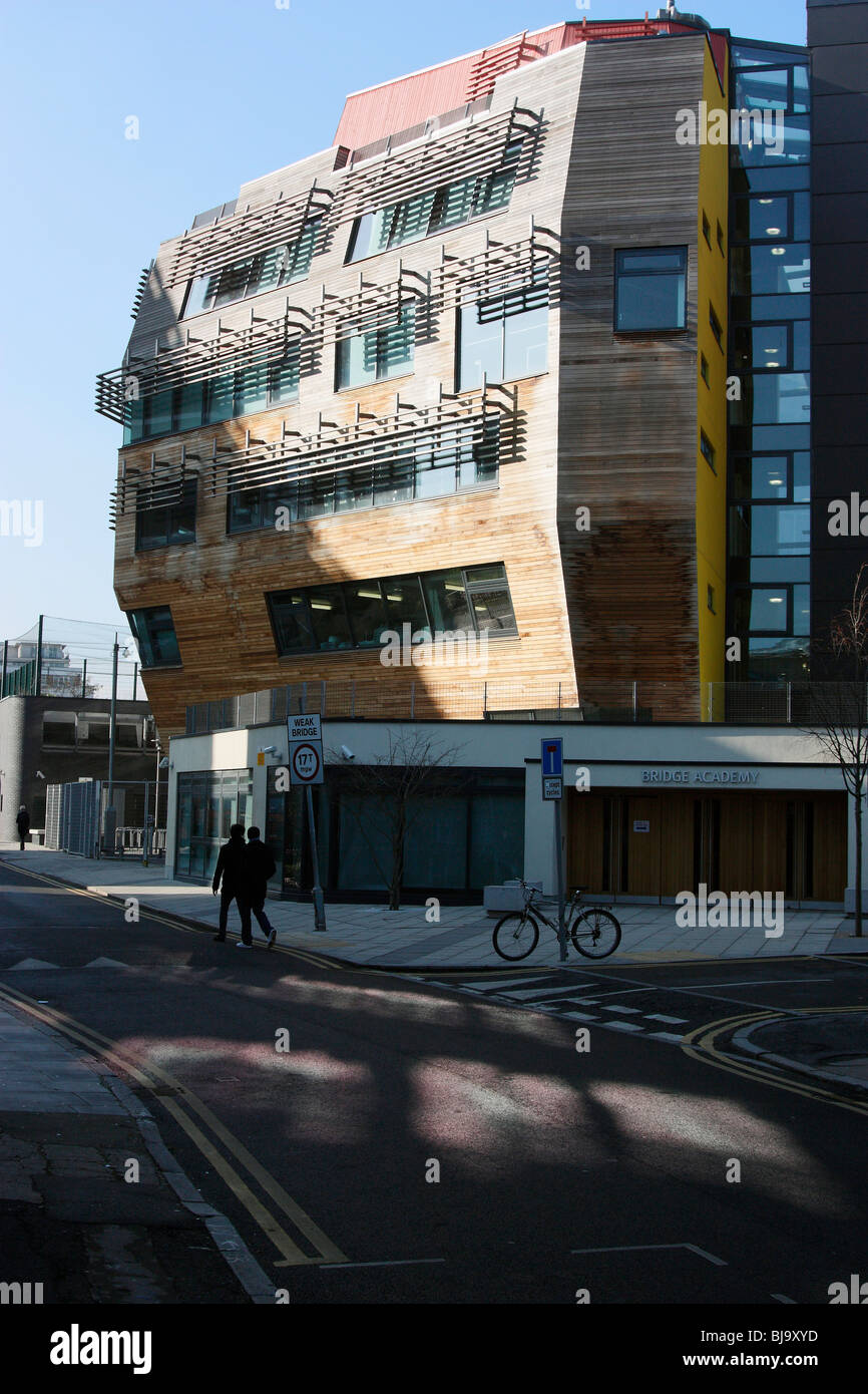 the mace bridge academy school in hackney, london Stock Photo - Alamy