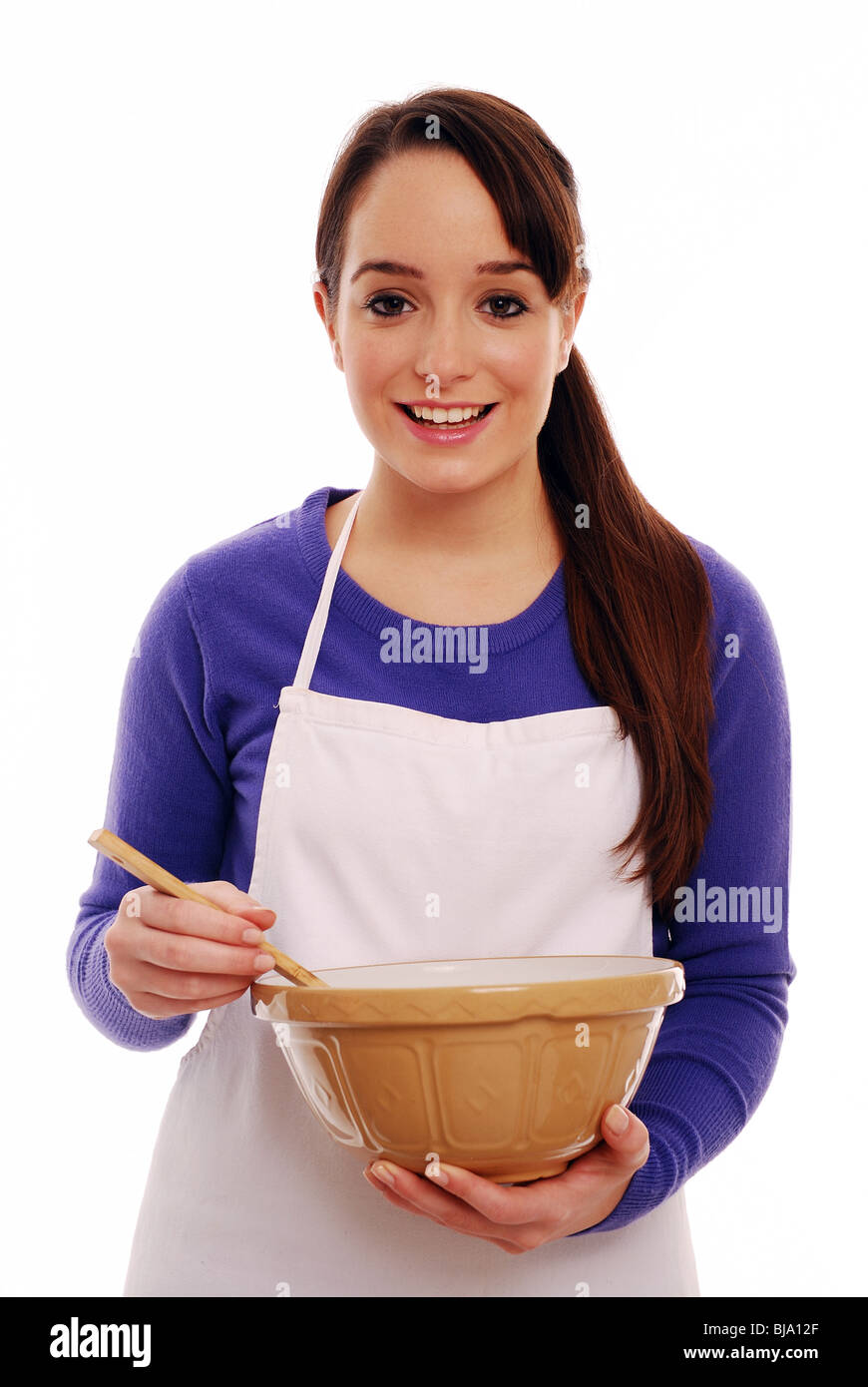 Young woman baking some cakes Stock Photo - Alamy