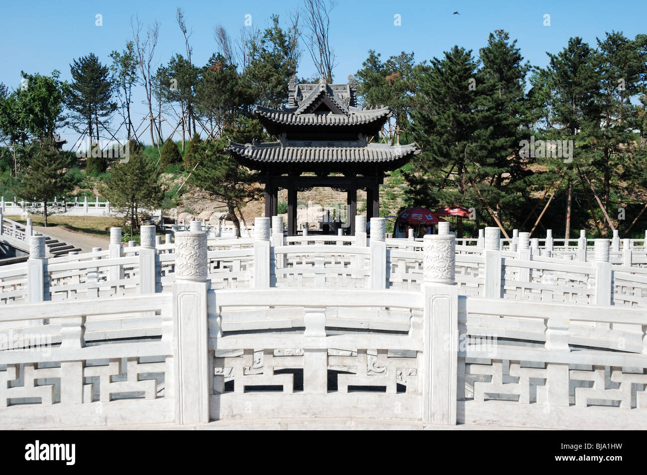 "Jinci", the ancient Buddhist temple, is located at the source of the ...
