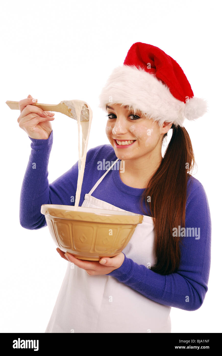 Messy Christmas baking day Stock Photo - Alamy
