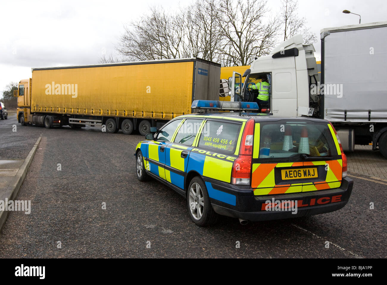 ANPR Day at Sawtry,Cambridgeshire.Police use Automatic Number Plate ...