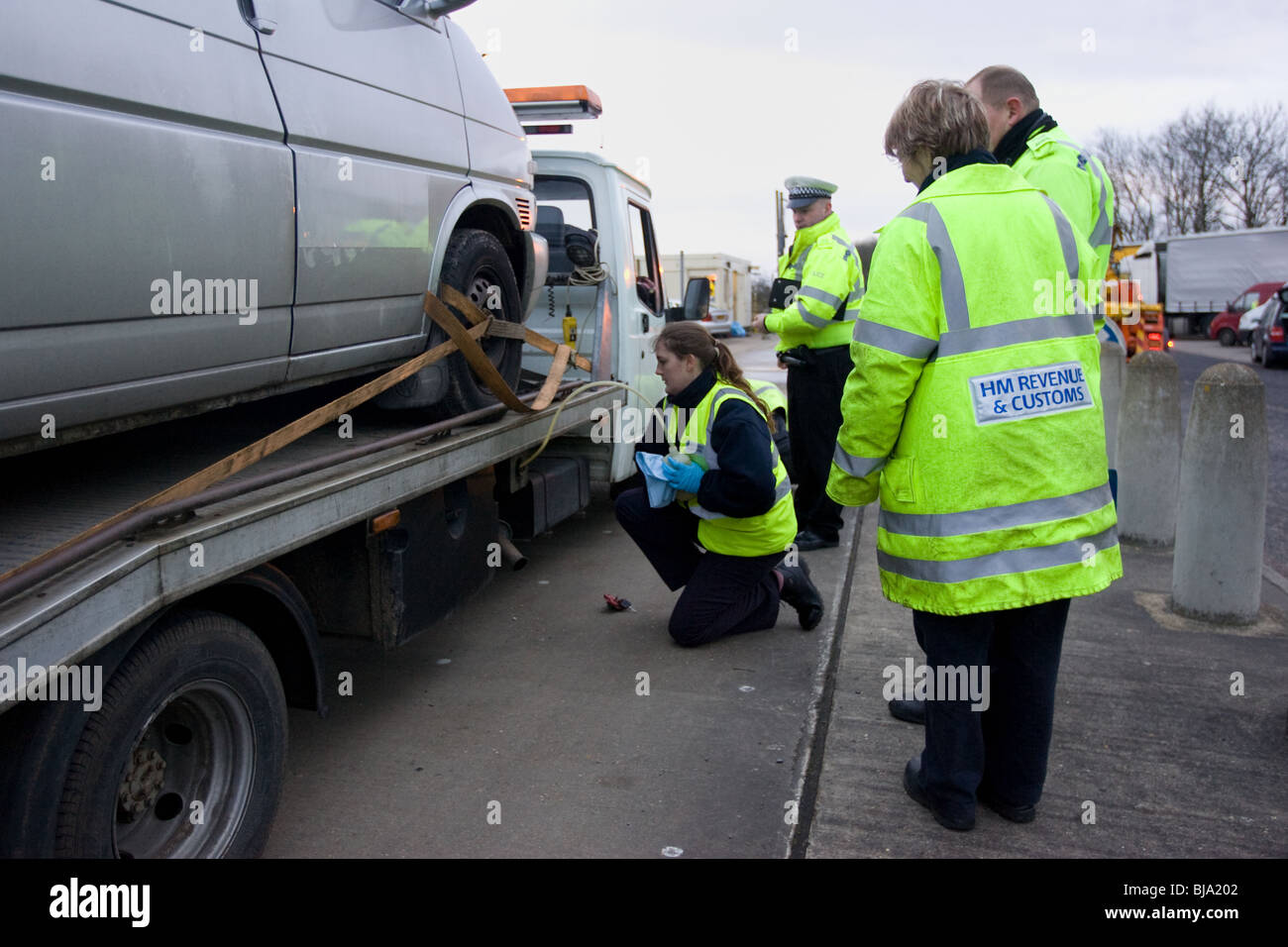 ANPR Day at Sawtry,Cambridgeshire.Police use Automatic Number Plate ...