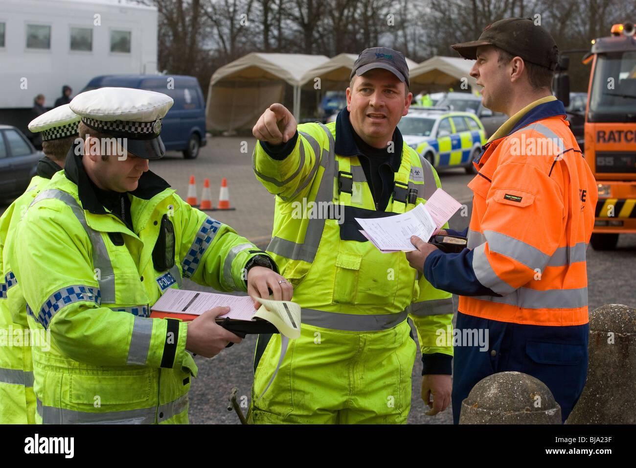 ANPR Day at Sawtry,Cambridgeshire.Police use Automatic Number Plate ...