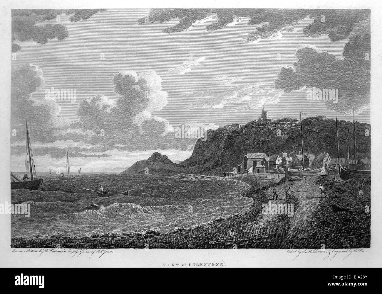 View of Folkestone Stock Photo - Alamy