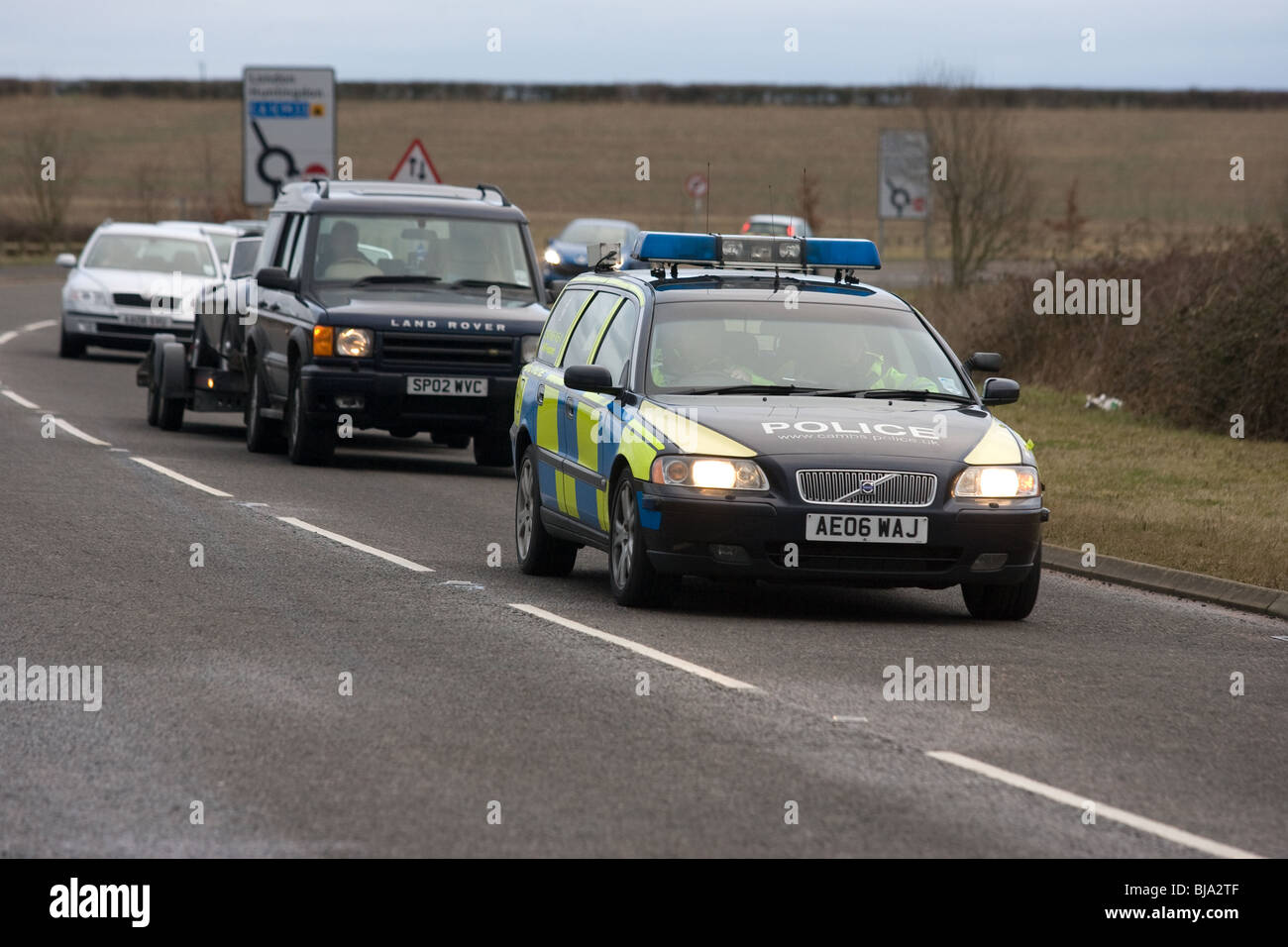 ANPR Day at Sawtry,Cambridgeshire.Police use Automatic Number Plate ...