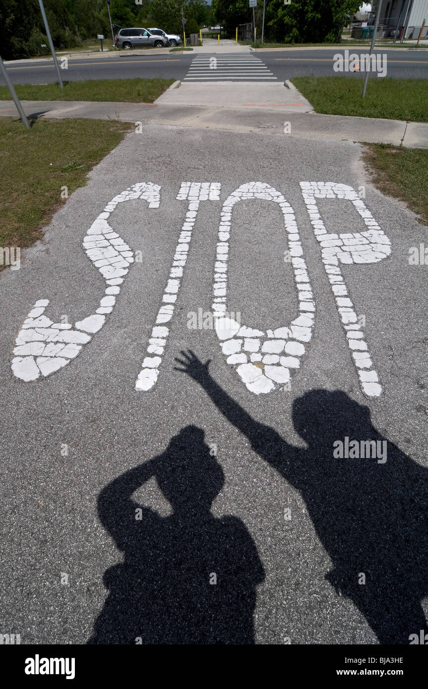 Painted Stop Sign High Resolution Stock Photography and Images - Alamy