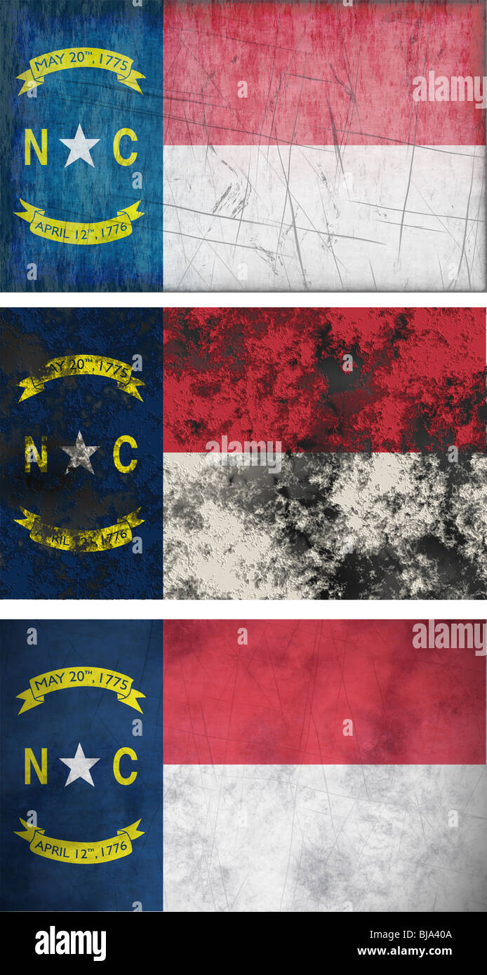 Great Image of the Flag of North Carolina Stock Photo - Alamy
