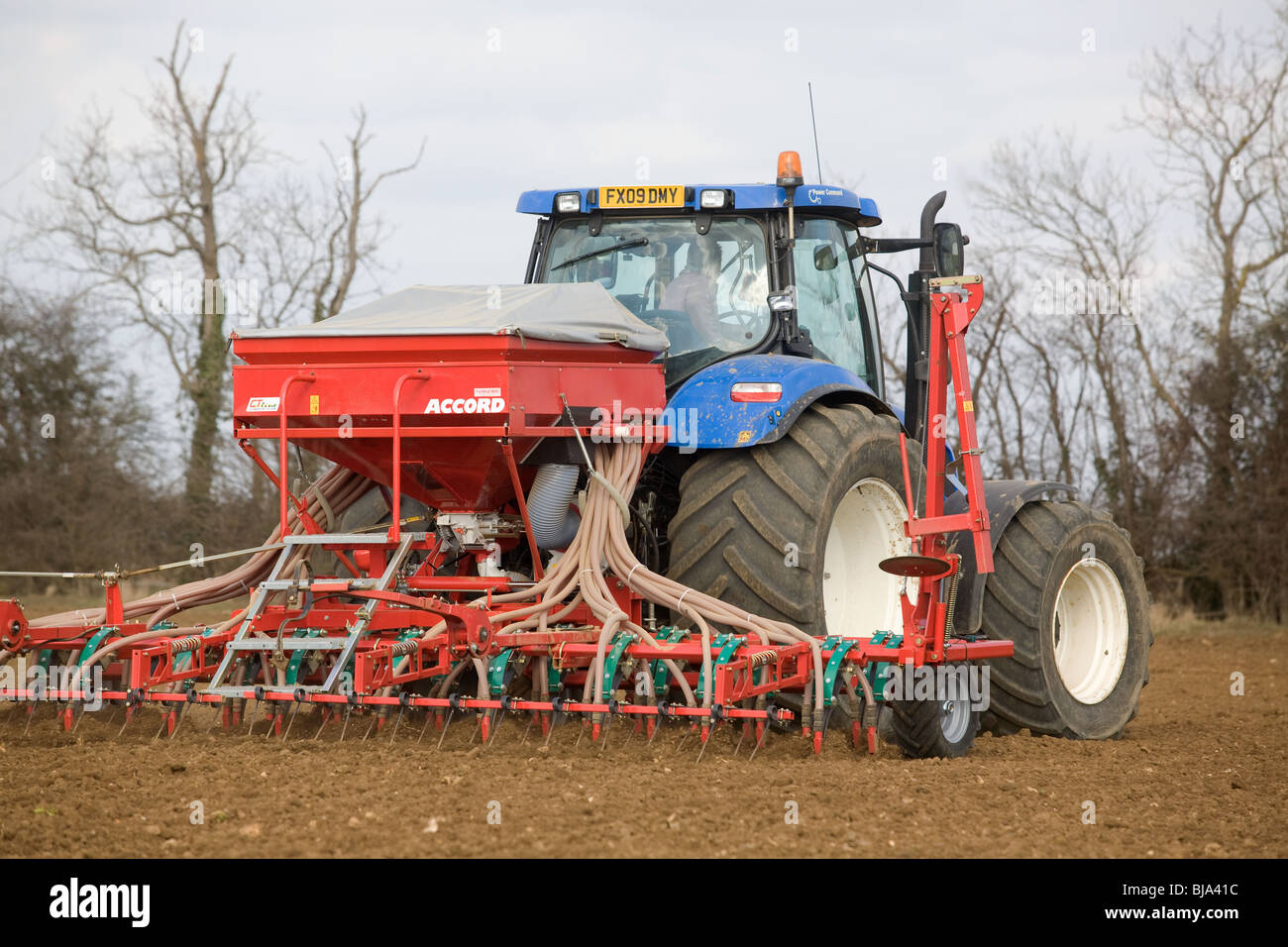 Drilling spring barley hi-res stock photography and images - Alamy