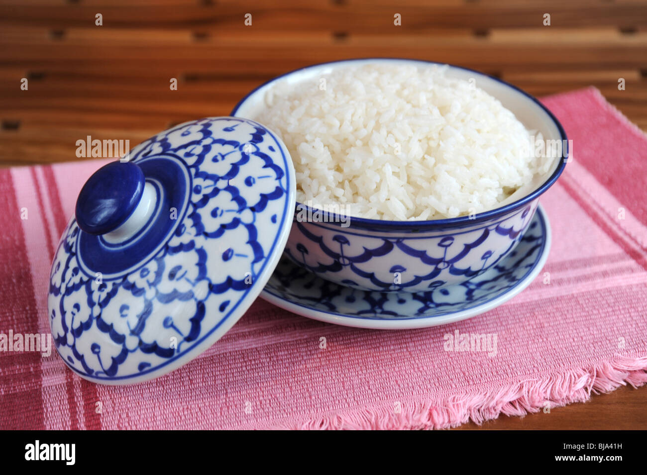 Rice Photographed in an a bowl Stock Photo - Alamy