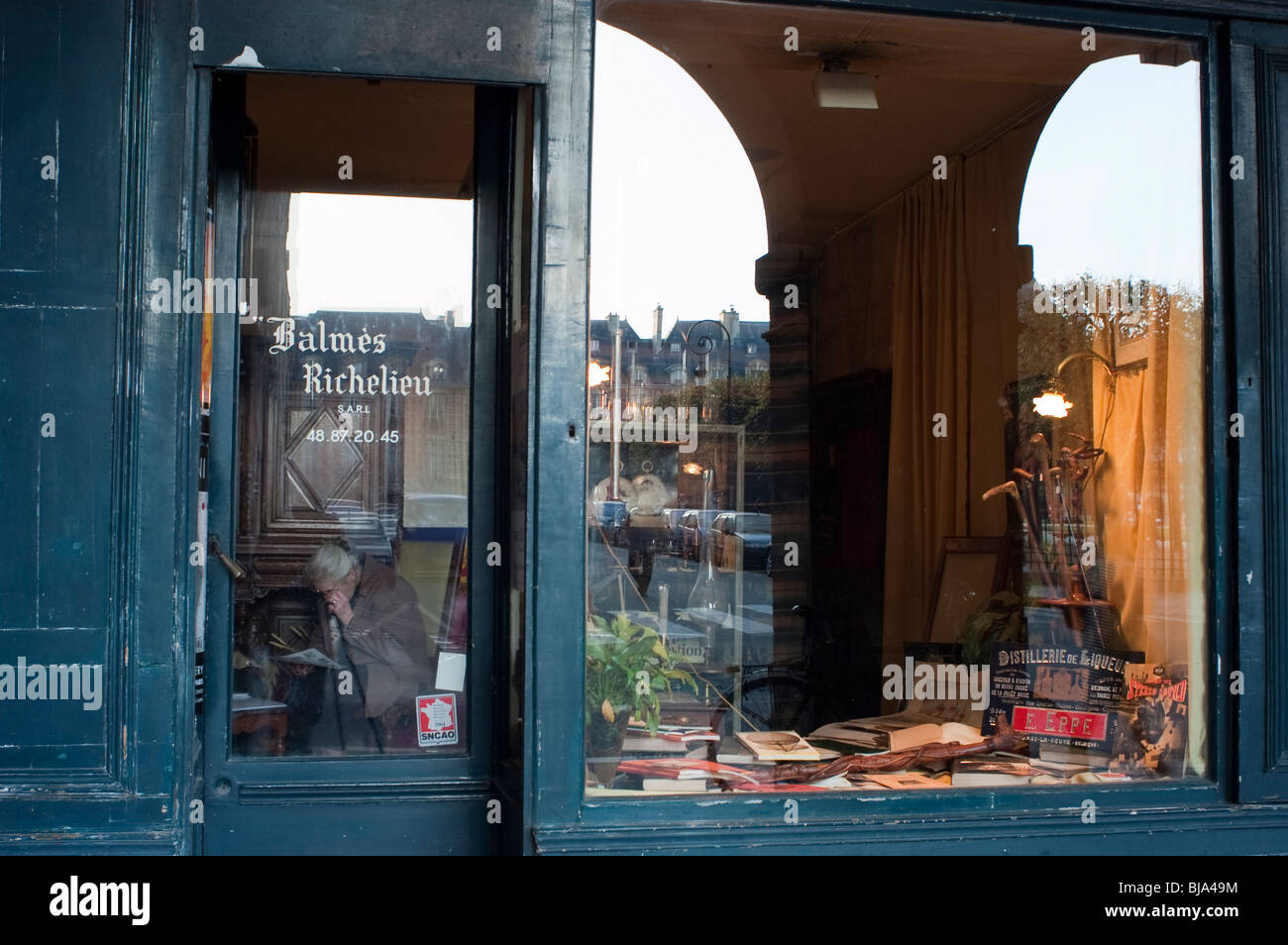 Paris, France, Close up, Old Storefront on Place des VOsges, in the ...