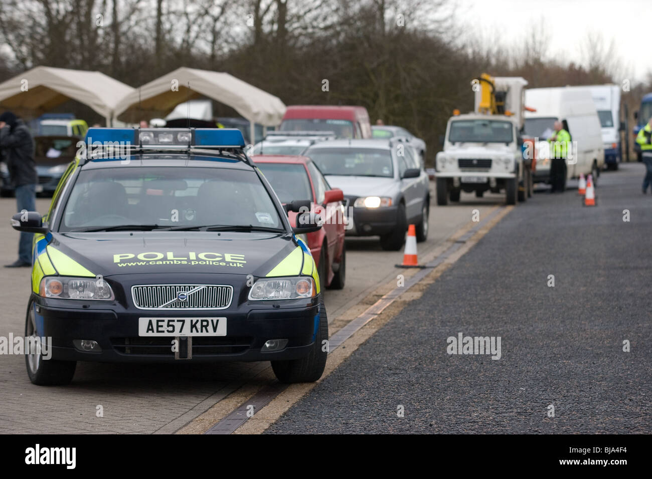 ANPR Day at Sawtry,Cambridgeshire.Police use Automatic Number Plate ...