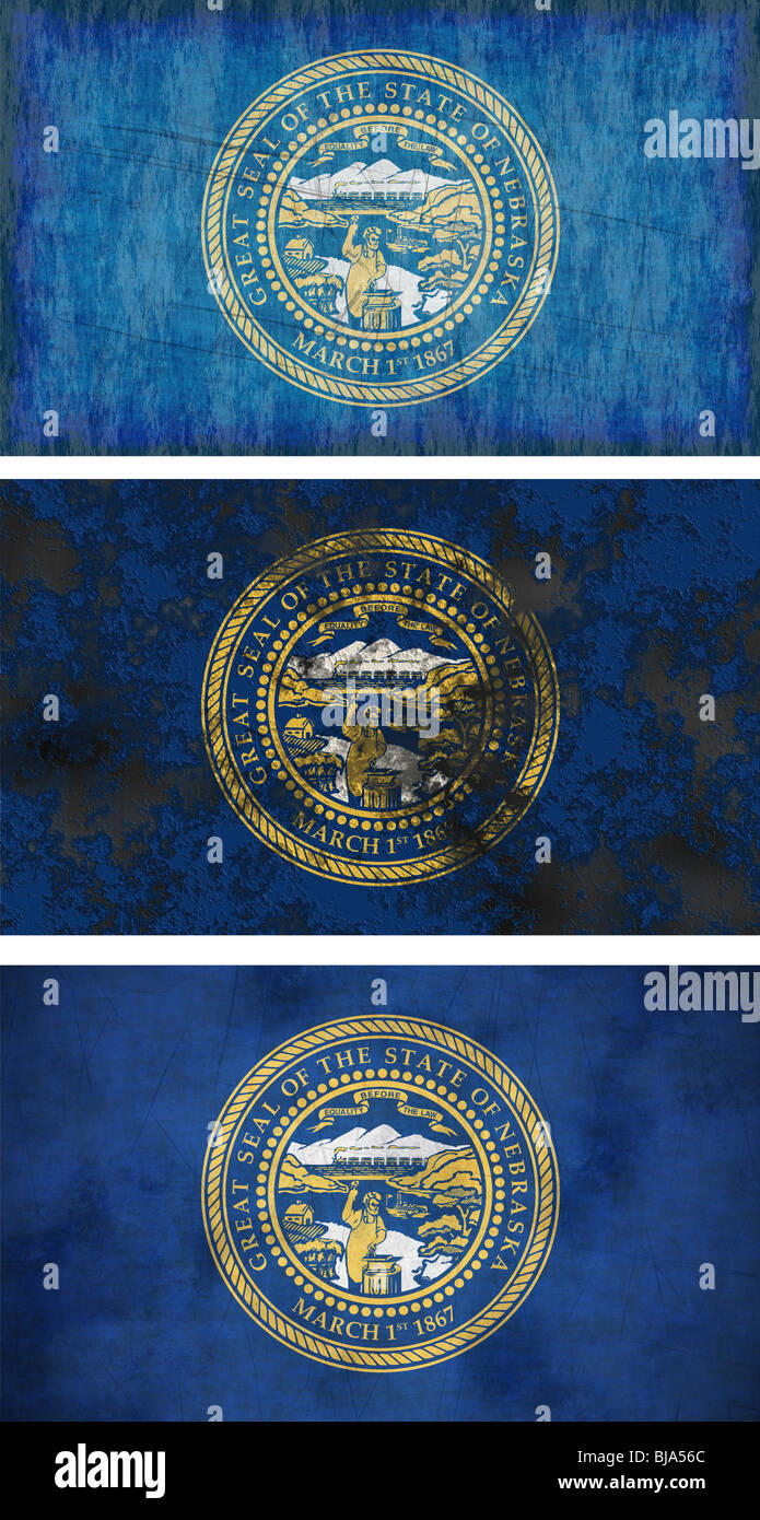 Great Image of the Flag of Nebraska Stock Photo - Alamy