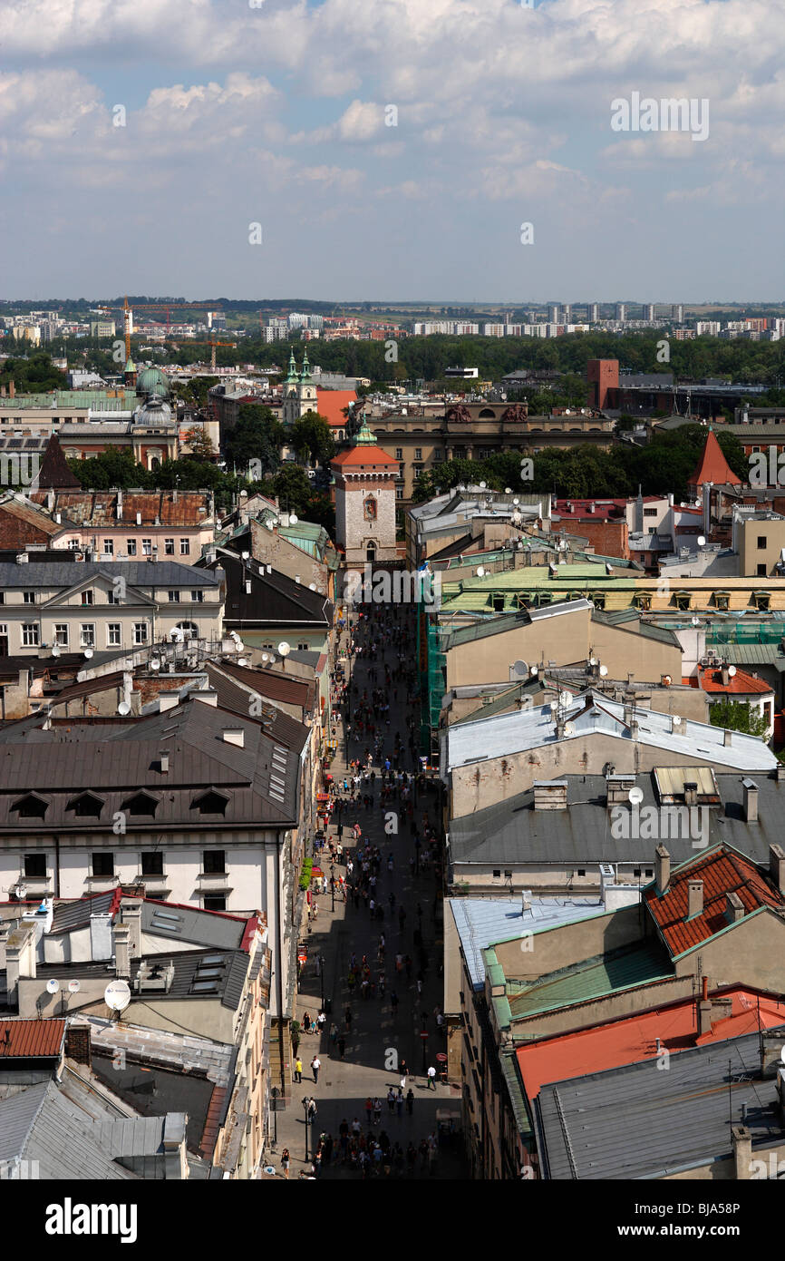 St. Florian Street,St. Florian Gate,Cracow, Krakow,Poland Stock Photo ...