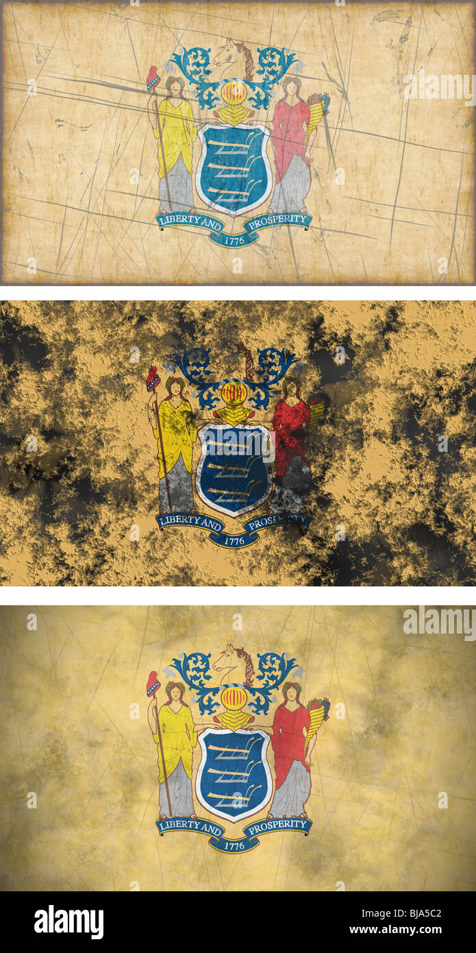 Great Image of the Flag of New Jersey Stock Photo - Alamy