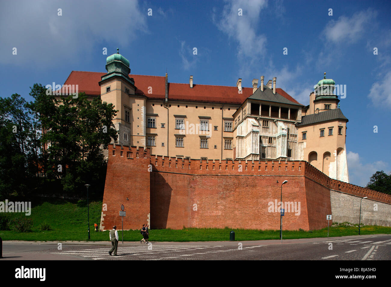 Wawel Hill and Castle,Royal Castle,Cracow, Krakow,Poland Stock Photo ...
